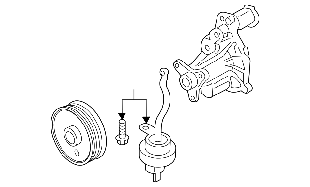 2018 BMW Water Pump 11518582740 | OEM Parts Online
