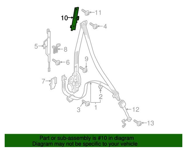 4M0-857-819 - Adjuster 2017-2023 Audi | Audi OEM Parts