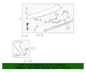 2021-2022 Buick Envision Spoiler Nut 11602129 | GMPartsDirect.com