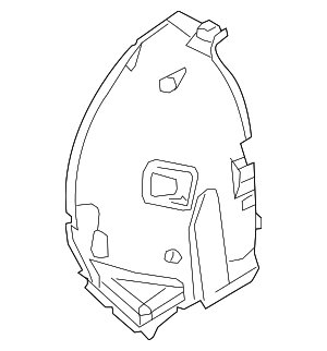 Genuine OEM Ft Fender Liner Part# LR127164 Fits 2020-2023 Land Rover ...