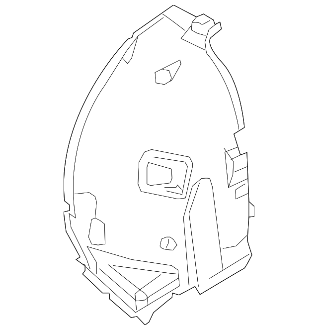 2020-2023 Land Rover Discovery Sport Ft Fender Liner LR127161 | OEM ...