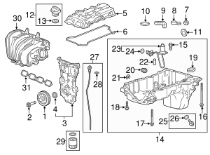 2015-2021 GM Valve Cover Seal 12668429 | TascaParts.com