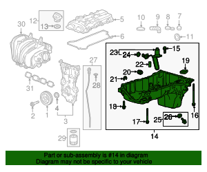 2015-2016 GM Engine Oil Pan 12632803 | GMPartsDirect.com