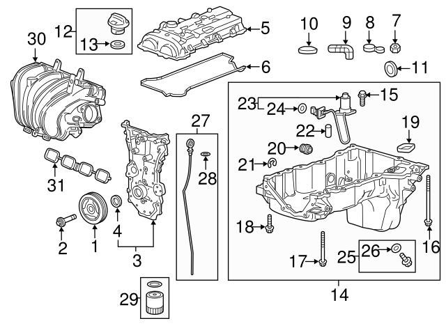 2013-2023 GM Inner Valve Cover Gasket 12635744 GM | GMPartsDirect.com