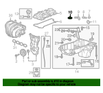 2013-2023 GM Inner Intake Side Valve Cover Gasket 12634516 GM ...