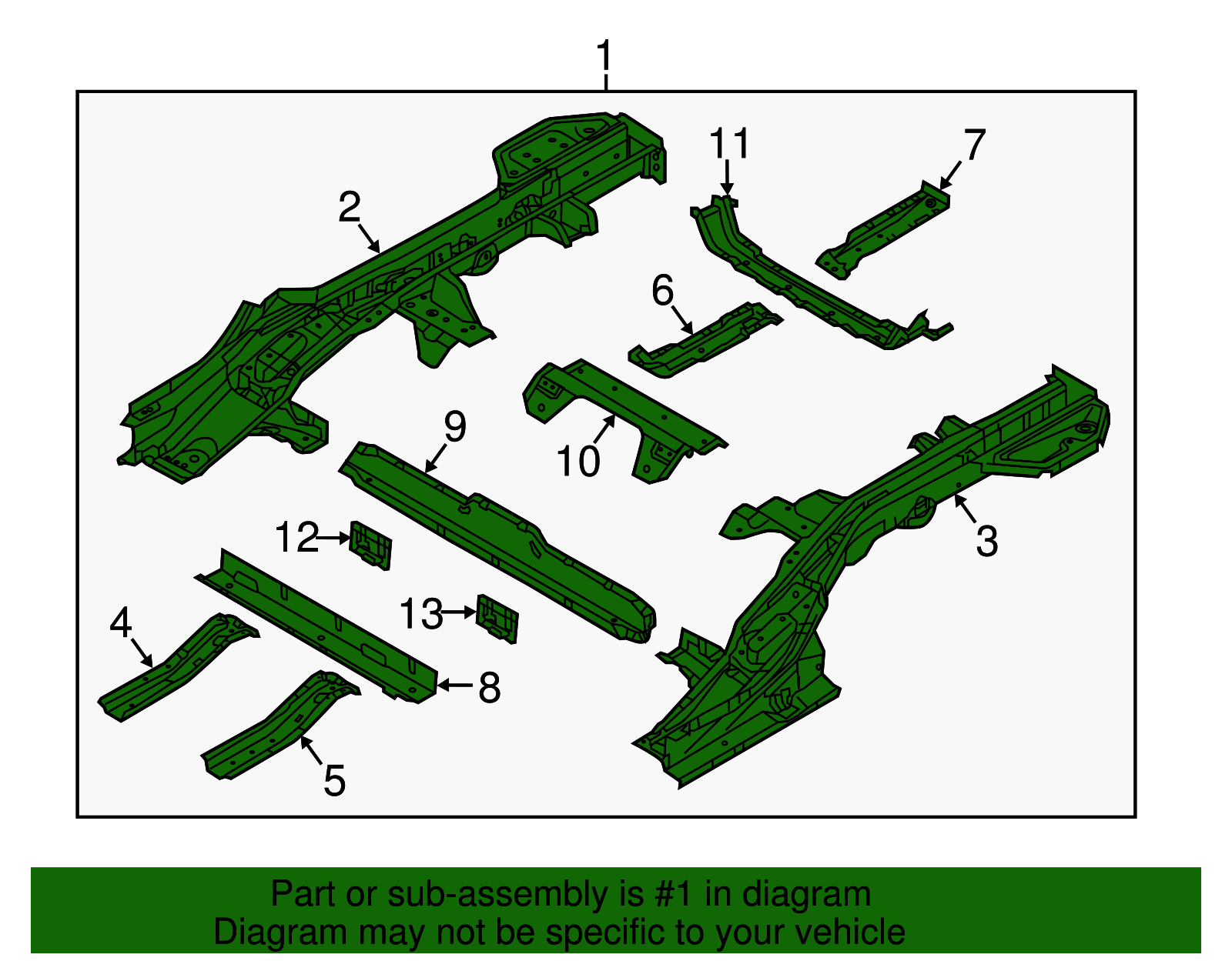 65700-G2000 - High-Quality Rear Frame Assembly for 2017-2022 Hyundai ...