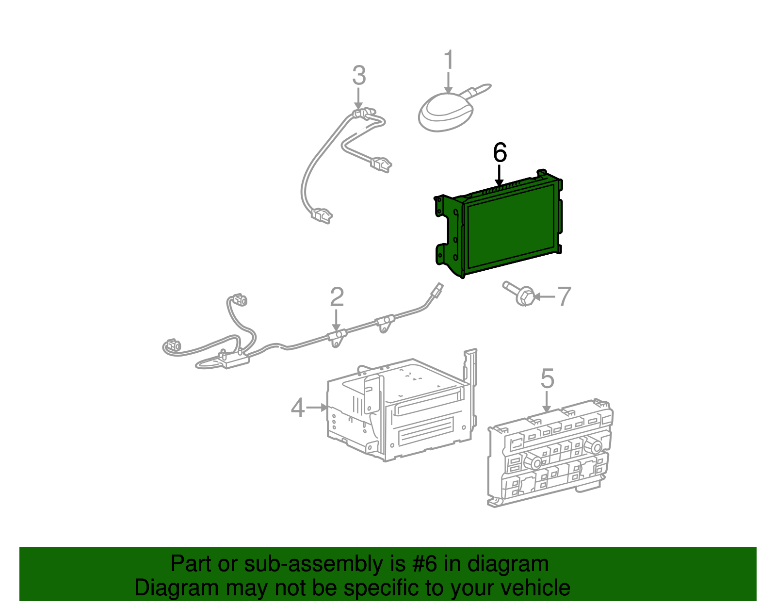 2010 Ford F-150 Display Unit AL3Z-10D885-B | OEM Parts Online