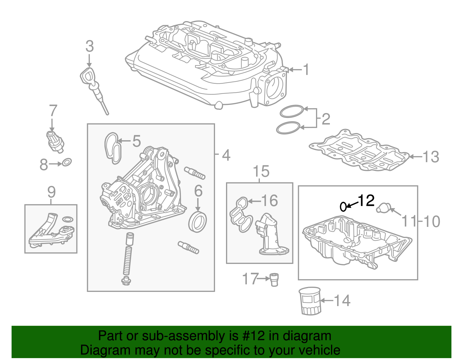 94109-14000 - Engine Oil Drain Plug Gasket 1985-2025 Honda | OEM Honda ...