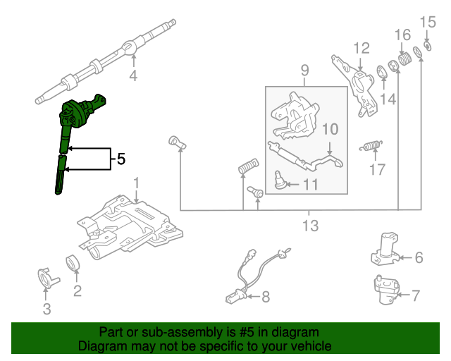 45290-34020 - Lower Shaft 2001-2004 Toyota | Ourisman Toyota Parts