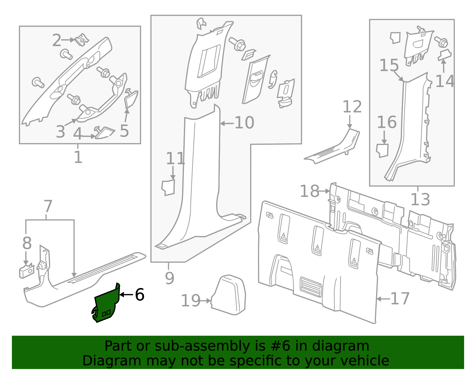 2021-2022 GM Front Compartment Fuse Block Cover 84694501 GM ...