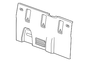 2015-2022 GM Black Rear End Trim Finish Panel 84694418 GM ...