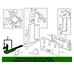 F Molding - Passenger Side (RH) 84694484 | TascaParts.com