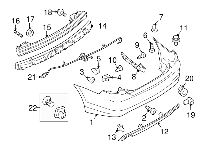 2001-2019 Ford Side Support Nut -W707157-S300 | QuirkParts