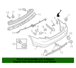 W707157-S300 - Side Support Nut 2001-2019 Ford | Ford OEM Parts Direct