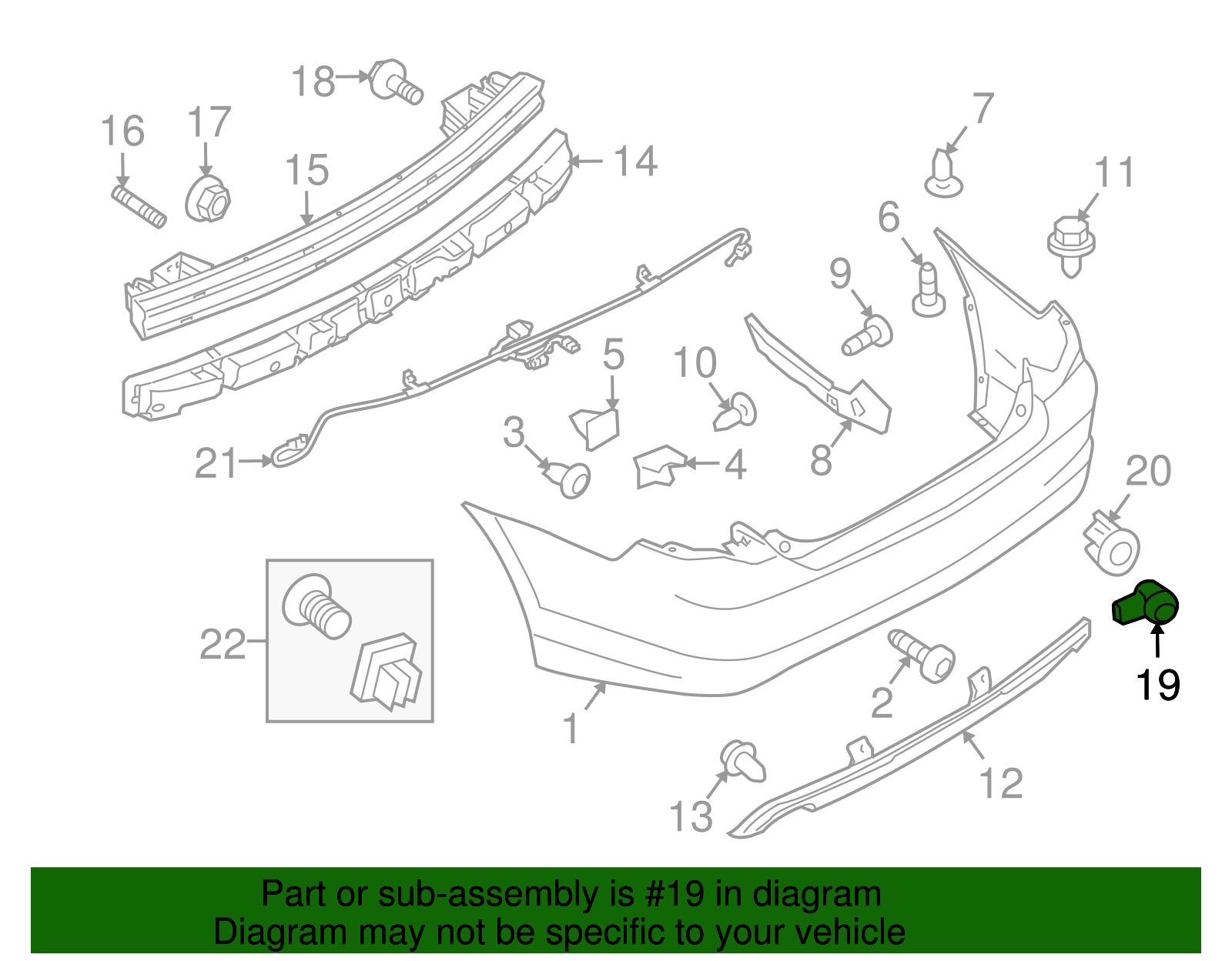 DA5Z-15K859-AAPTM - Sensor - 2007-2019 Ford | Lasco Auto Parts