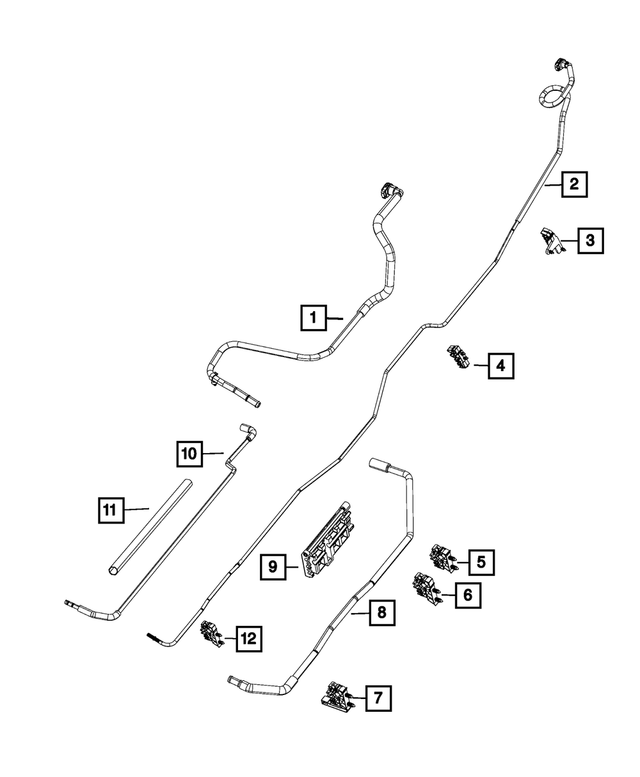 2013-2024 Ram Fuel Supply Tube 68166750AD | Mopar Estores