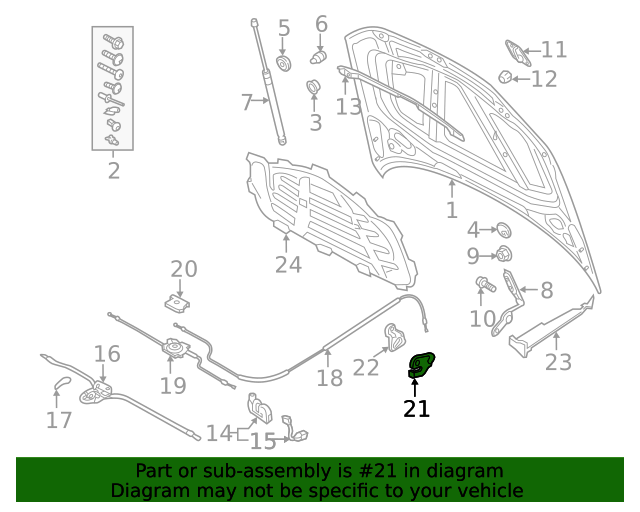 8Y1-823-633 - Bracket 2022-2023 Audi | AutoNationParts.com