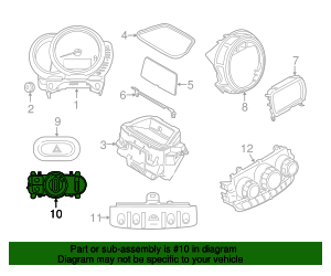 61-31-5-A25-496 - Headlight Switch 2017-2022 Mini Cooper Countryman ...