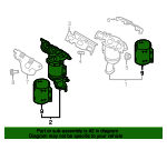 2015-2019 Ford Catalytic Converter With Integrated Exhaust Manifold ...