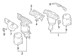 Genuine OEM Ford Part - Catalytic Converter With Integrated Exhaust ...