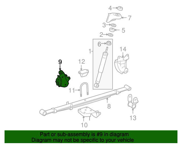 2005-2015 Toyota Tacoma Bracket 48404-04010 | OEM Parts Online