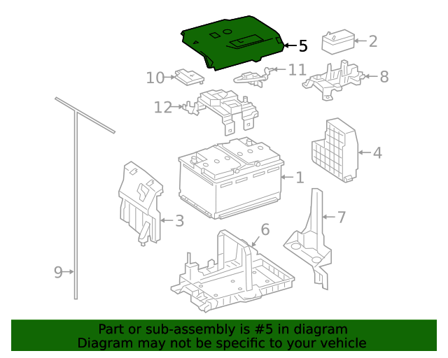 247-540-00-25 - Battery Cover 2019-2021 Mercedes-Benz | Mercedes-Benz ...