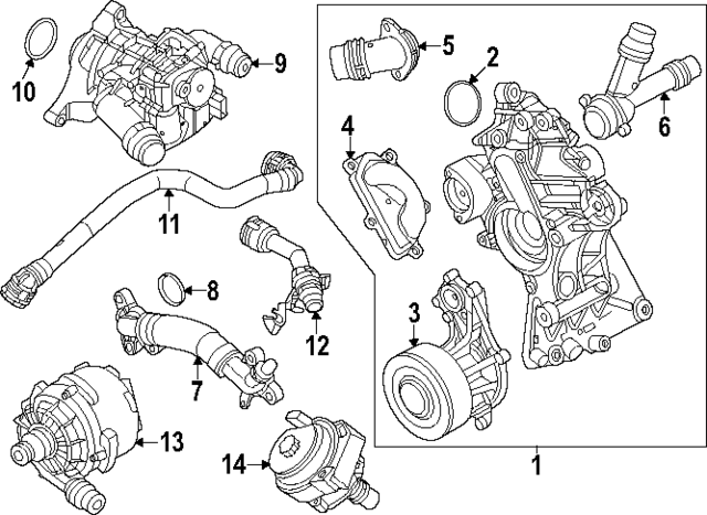 Genuine BMW 11-53-8-853-707 | Engine Coolant Pipe O-Ring | FREE ...