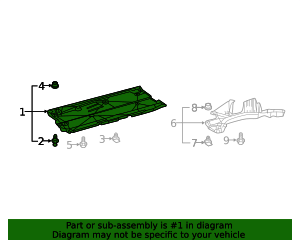 2019-2024 Toyota Corolla Floor Pan Splash Shield 58165-12170 | Toyota ...