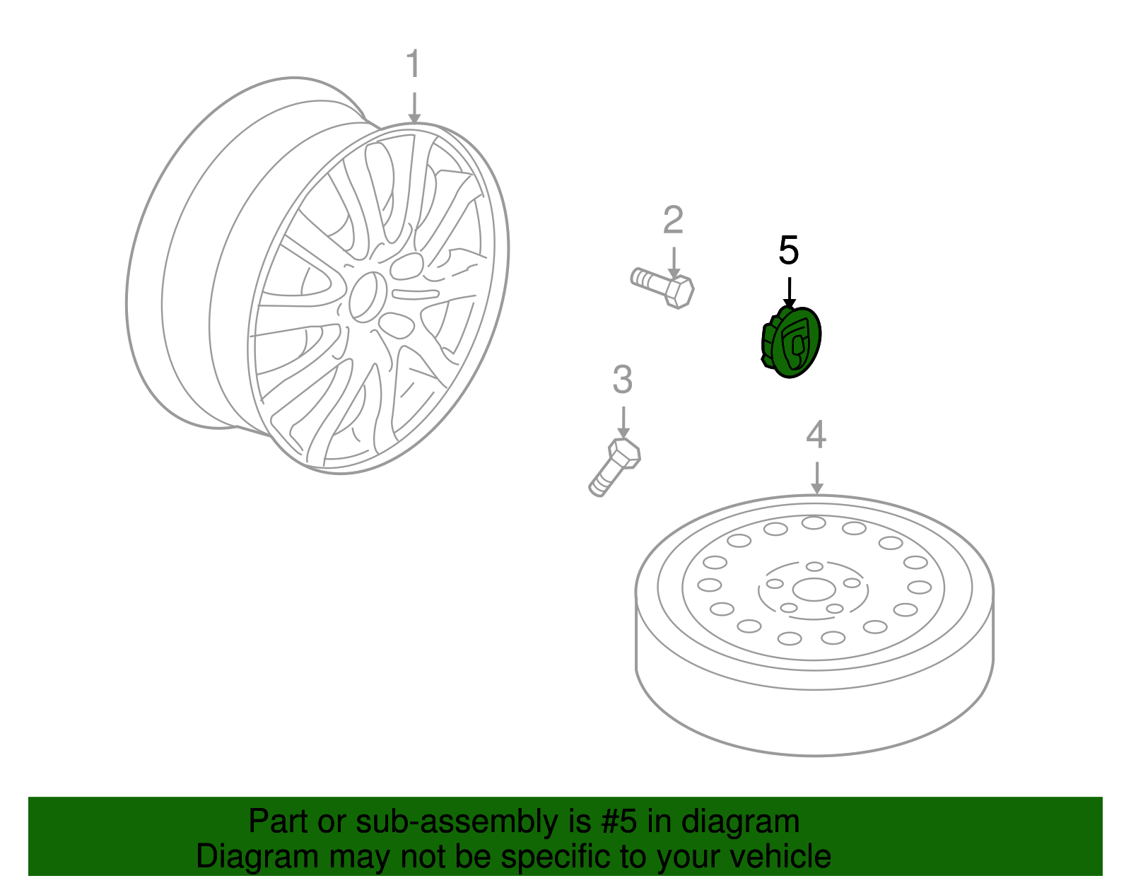 000-044-606-00 - Center Cap 2003-2006 Porsche Cayenne | AutoNation Parts