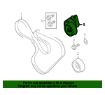 2008-2014 Subaru Serpentine Tensioner 23769AA010 | Subaru Parts Store