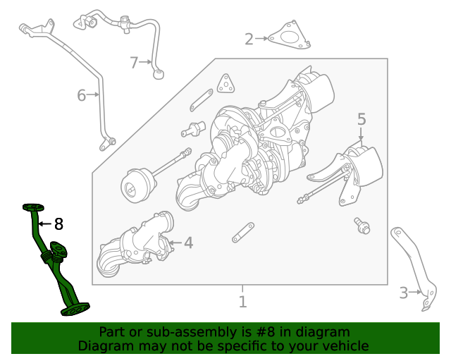 651-180-07-22 - Oil Return Tube 2021-2022 Mercedes-Benz | Mercedes-Benz ...