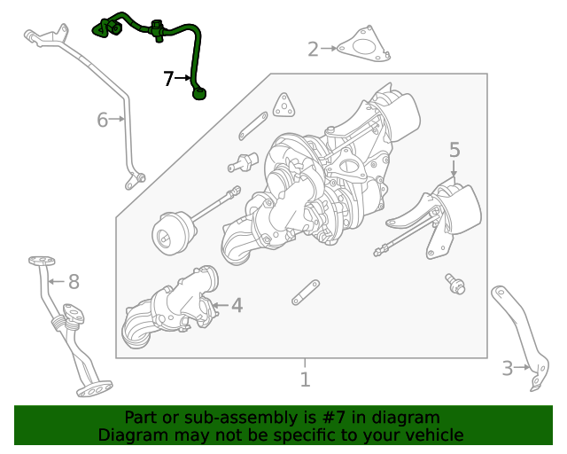 651-180-18-20 - Oil Feed Tube 2021-2022 Mercedes-Benz | Mercedes-Benz ...