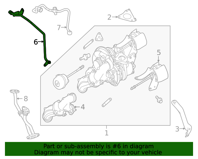 651-180-12-20 - Oil Feed Tube 2021-2022 Mercedes-Benz | Mercedes-Benz ...