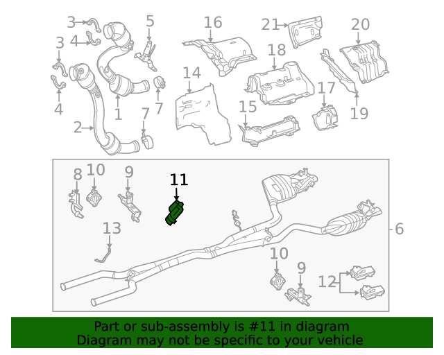 2017-2023 Mercedes-Benz Center Pipe Actuator 290-906-39-00 | MB Parts Store