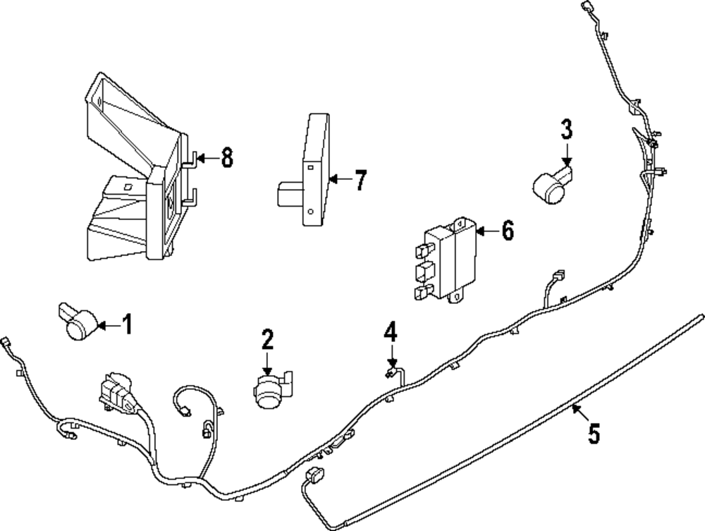 2024-2025 Lincoln Nautilus | Sensor | R2TZ-14F680-D | Walls' Ford Parts