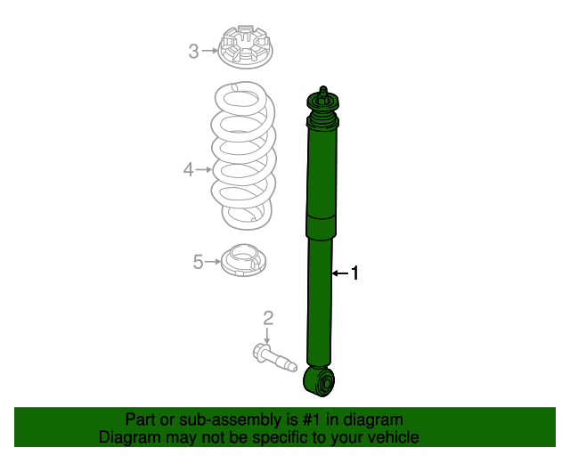 4533260500 - Shock Absorber 2016-2019 Smart | Mercedes-Benz USA Parts