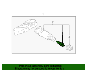 Genuine BMW 36-14-6-867-031 | TPMS Sensor Valve | FREE Shipping on Most ...