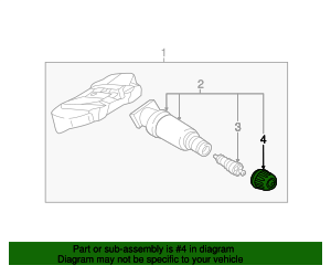 36146867030 - 2014-2023 BMW Tire Valve Cap (36-14-6-867-030) | BMW of ...