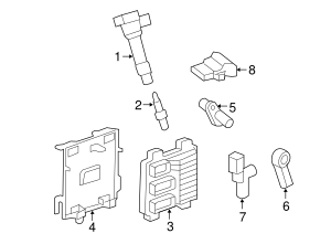 2017-2021 GM Engine Control Module Bracket 84672986 | GMPartsDirect.com