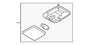 2009-2014 Nissan Dome Lamp Assembly 26410-ZT60A | Reed Nissan Parts