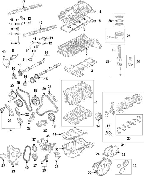Engine for 2018 Land Rover Range Rover Velar | OEM Parts Online