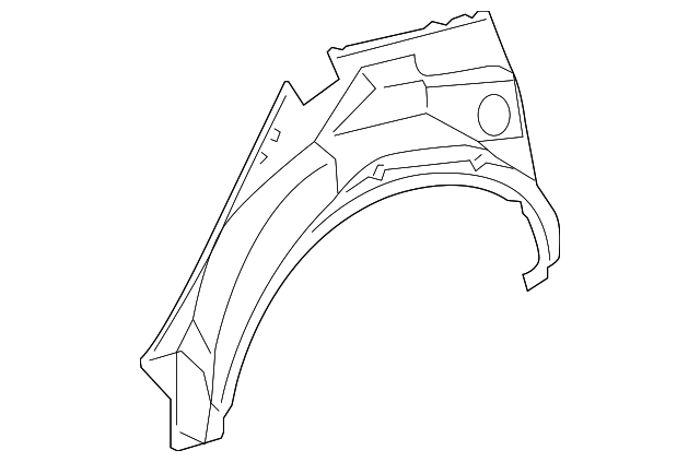 61631-0T010 - Outer Wheelhouse - 2009-2015 Toyota Venza | OEM Parts Quick