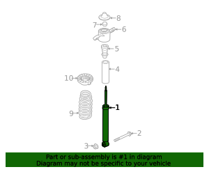 55307-Q5UB0 - Suspension Shock Absorber 2021-2024 Kia Seltos | Kia ...