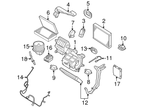 2015-2016 Land Rover LR4 AC & Heater Assembly LR065848 | JaguarParts.com