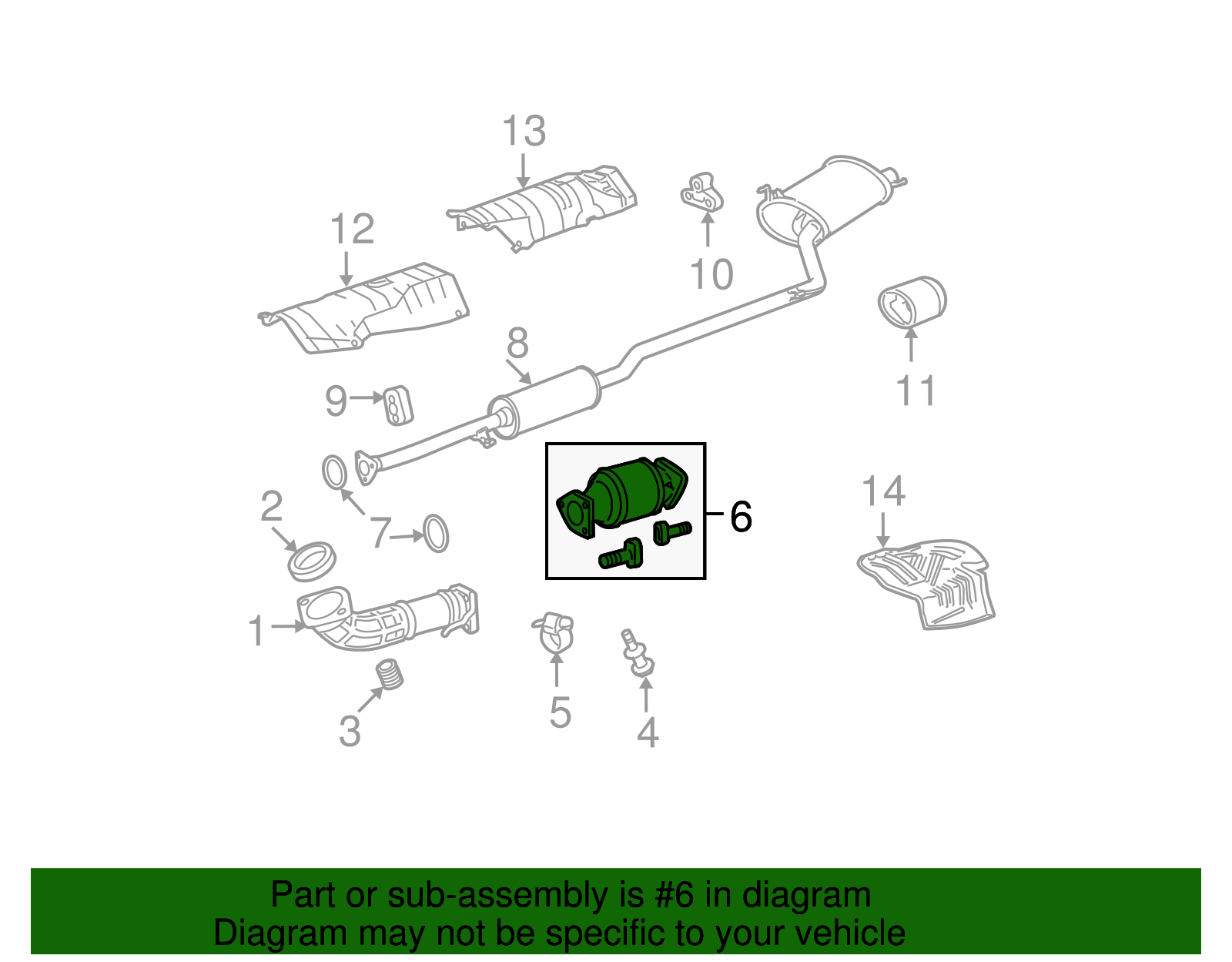 2008-2012 Honda Accord Catalytic Converter 18150-R40-A00 | Retail ...