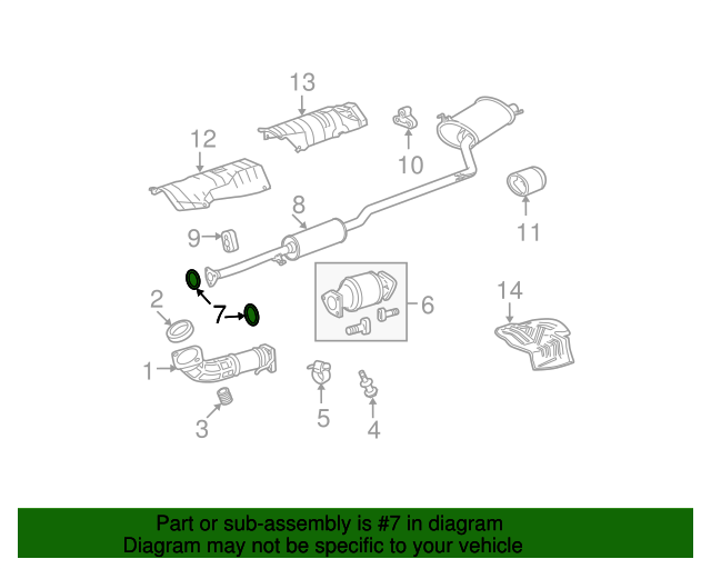 1993-2020 Honda Gasket, Ex Pipe 18302-SP0-003 | OEM Parts Online