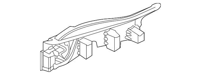 52107068505 - 2004-2010 BMW Rail Cover (52-10-7-068-505) | BMW of South ...