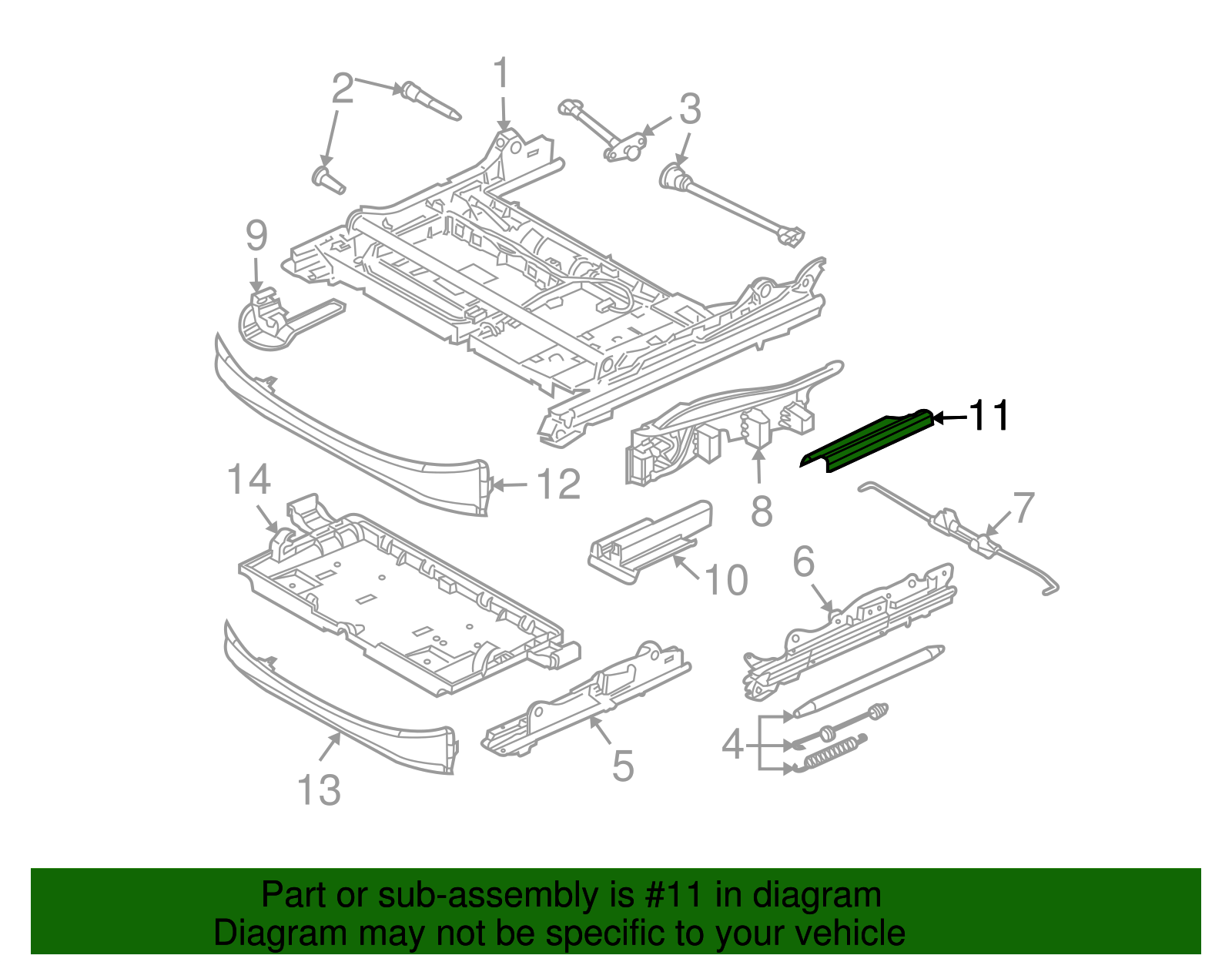 52-10-7-015-614 - Covering rear right 2002-2010 BMW | AutoNation Parts