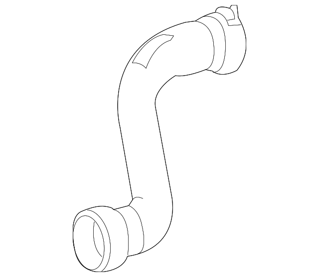 2015-2018 Mercedes-Benz Upper Hose 205-501-63-84 | MB OEM Parts