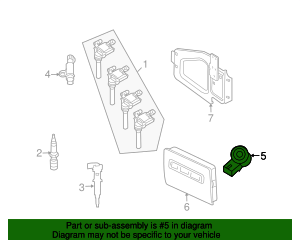 2002-2013 Mopar Knock Sensor 4606093AF | TascaParts.com